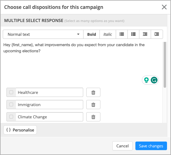Multi-Select Questions in a Call Center Campaign – CallHub Customer Support Multi-Select Questions in a Call Center Campaign – CallHub Customer Support