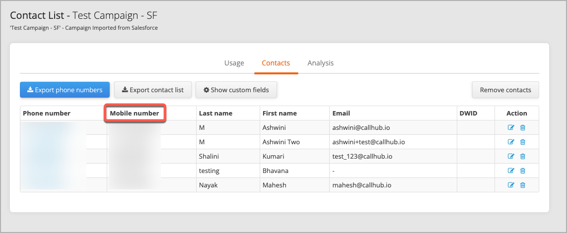 How to create a contact list for Calling or SMS campaign? – CallHub ...