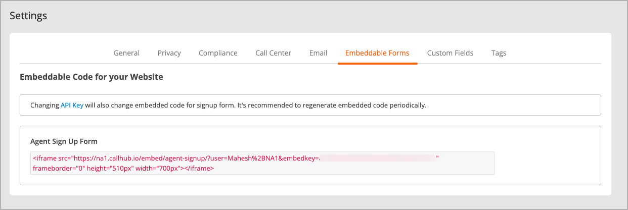 Agent Signup Page – CallHub Customer Support