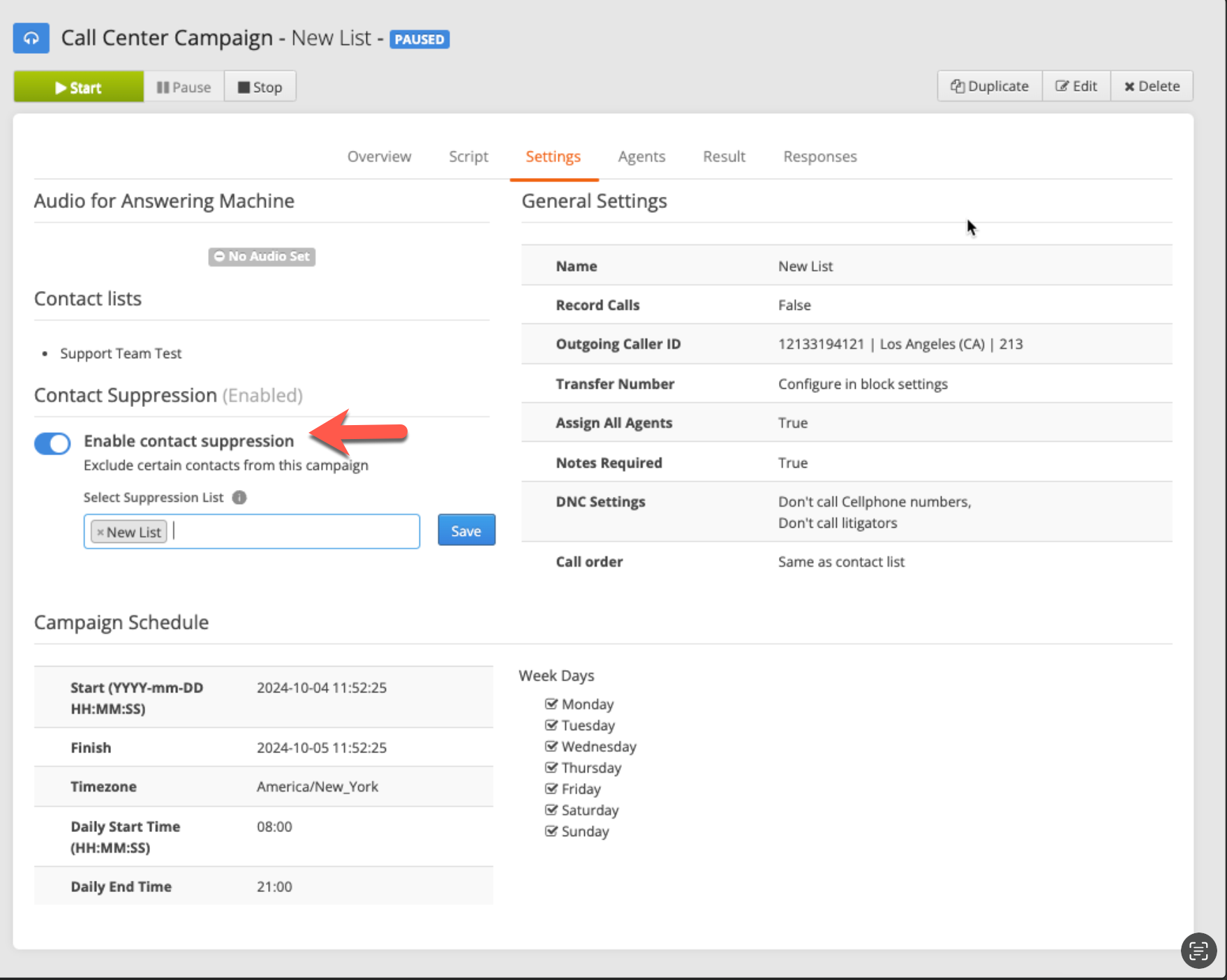 Suppression Lists for Call Center campaigns – CallHub Customer Support