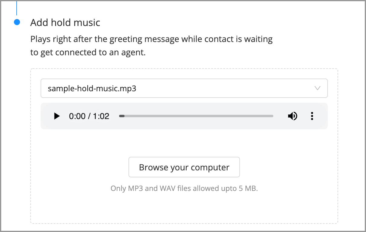 How to setup a greeting and hold music for incoming calls on Call ...