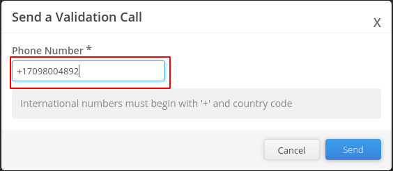 How to validate a new Number. – CallHub Customer Support