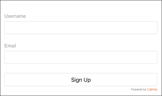 Agent Signup Page – CallHub Customer Support