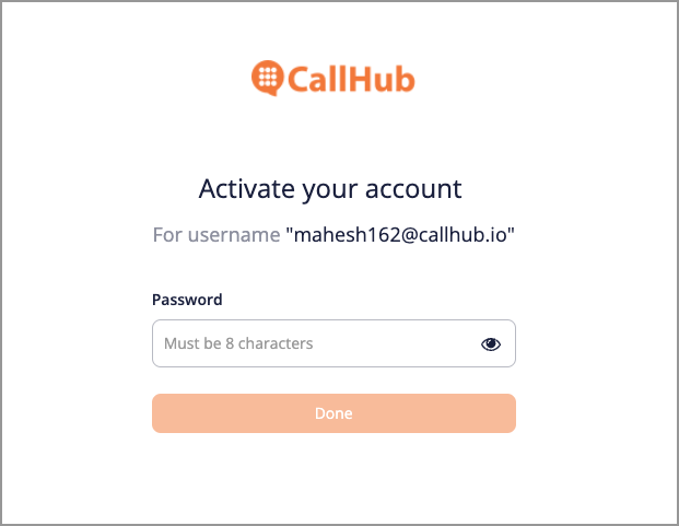 Agent Signup Page – CallHub Customer Support
